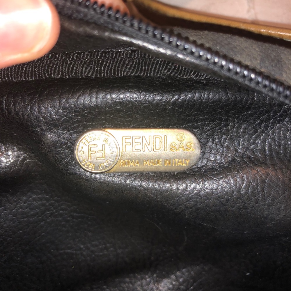 Iconic Striped Fendi Crossbody - Gem